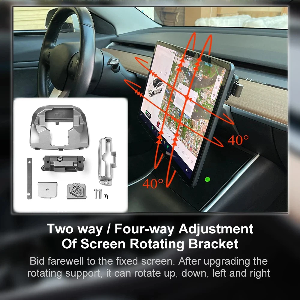 Screen-Rotation-Bracket-GPS-Navigation-Holder-Newest-For-Tesla-Model-3 ...