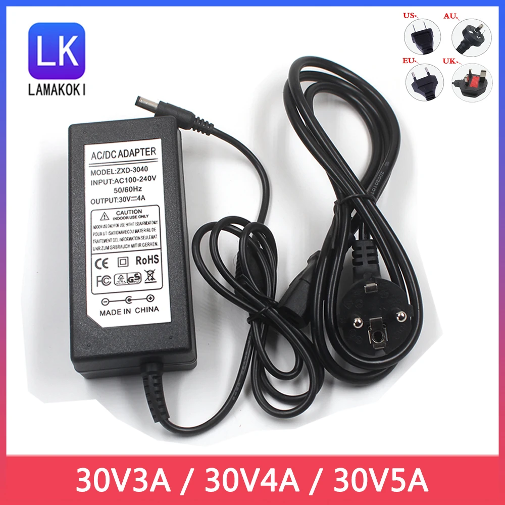 30V 3A 30V 4A 30V 5A universal 30 Volt ac dc Power Adapter Adaptor AC ...