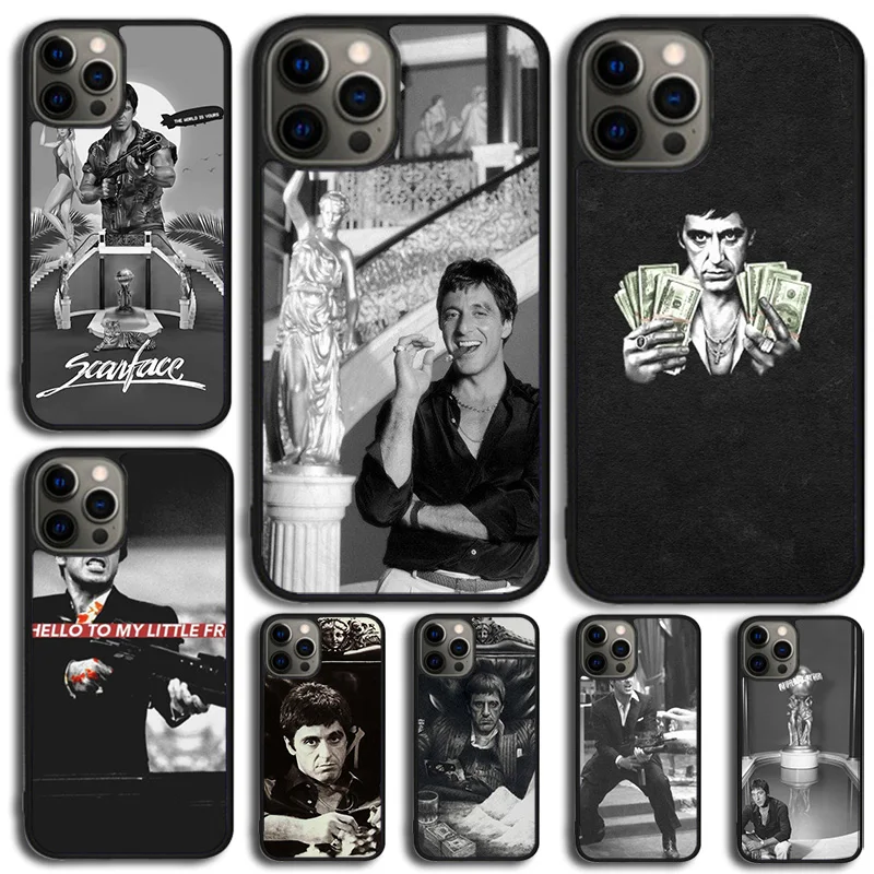 Scarface-Tony-Montana-Film-Phone-Case-Cover-For-iPhone-16-15-14-SE-2020 ...