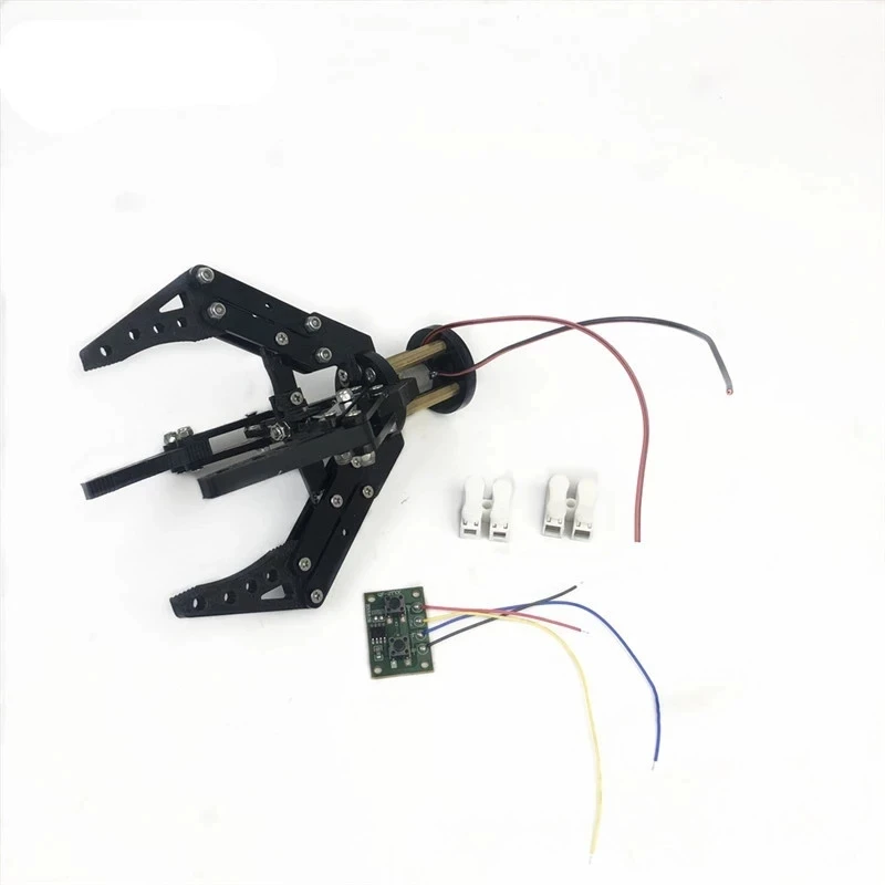 3D Printed 4 Fingers Robot Mechanical Arm Clamp Robot Gripper N20 Motor ...