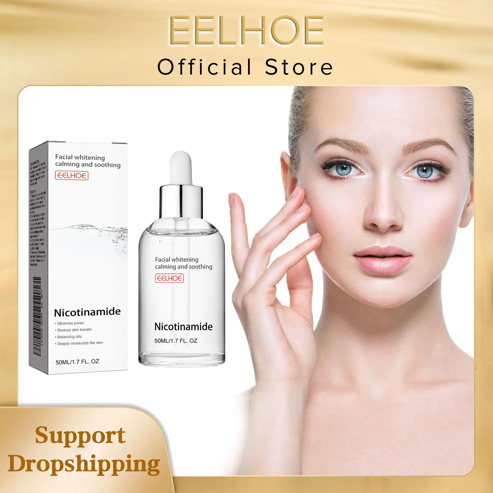 Nicotinamide-Face-Serum-Dark-Spot-Whitening-Acne-Pimple-Treatment-Pore ...