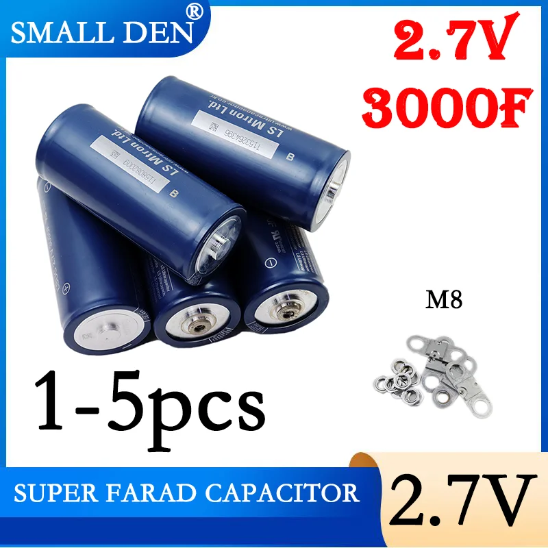 2-7V-3000F-Super-Farad-lsuc-cylindrical-capacitor-High-frequency-supercapacitor-equipped-with ...