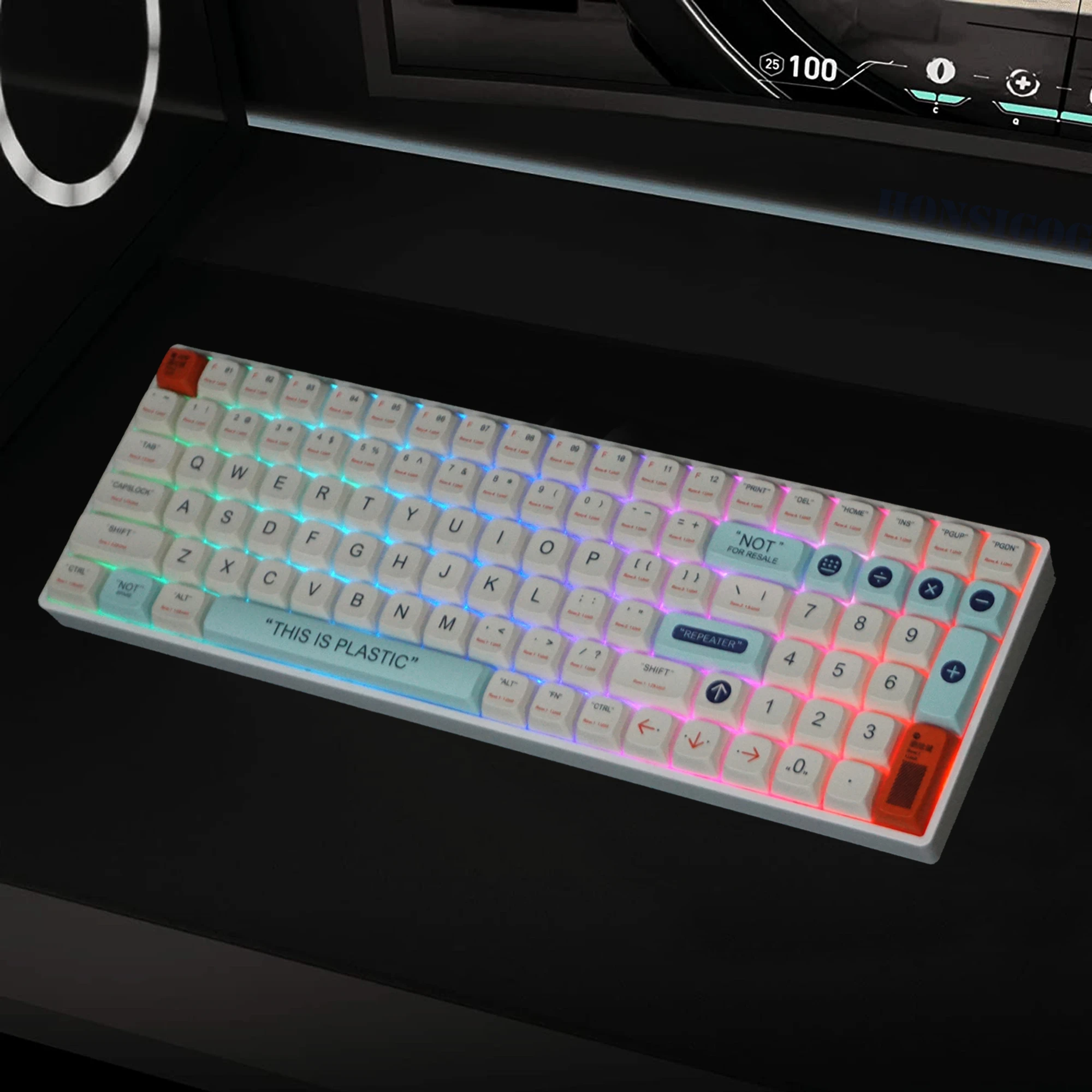 DK100 Keys 96 Percent Hot-swap Mechanical Keyboard Wireless Bluetooth ...