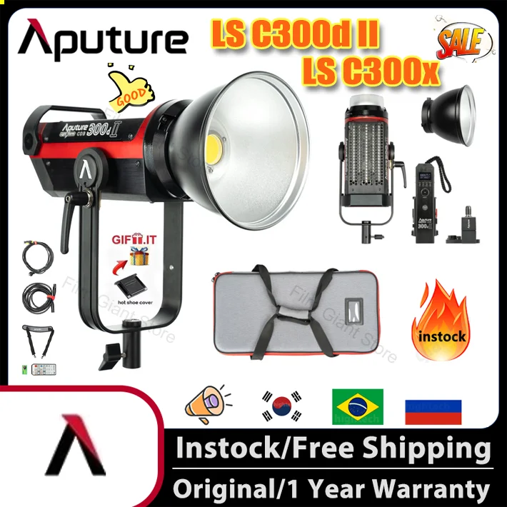 Aputure-LS-300d-II-5500K-LED-light-LS-300X-Beyond-Bi-Color-2700K-6500K ...