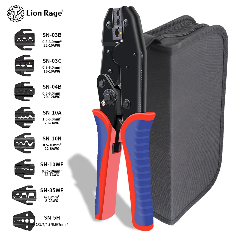 Pre-insulated-terminal-crimping-pliers-kit-HS-30J-HS-40J-clamp-cover ...