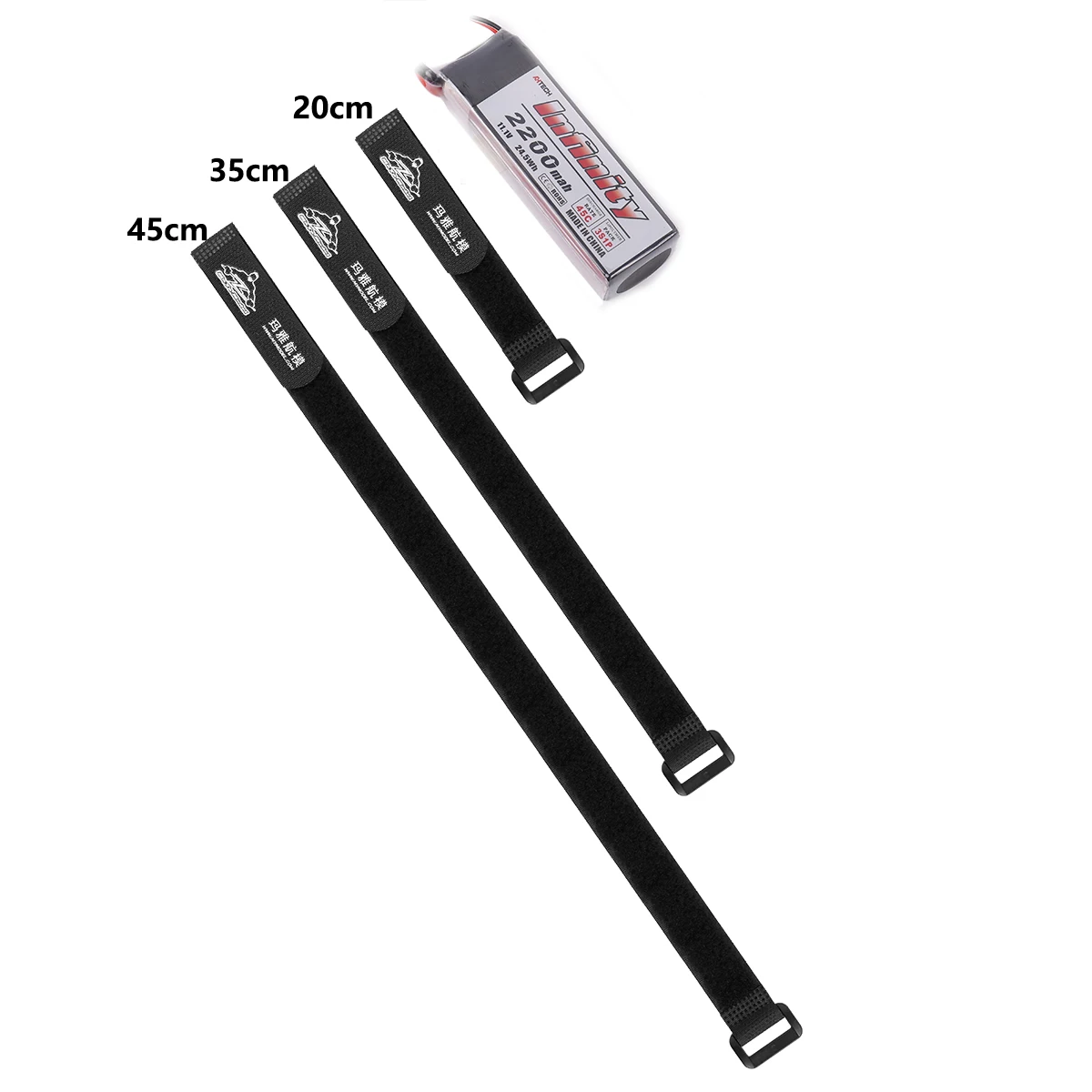 Model-Reverse-Buckle-Hook-and-Loop-Fastener-Strap-Battery-Binding-Band ...