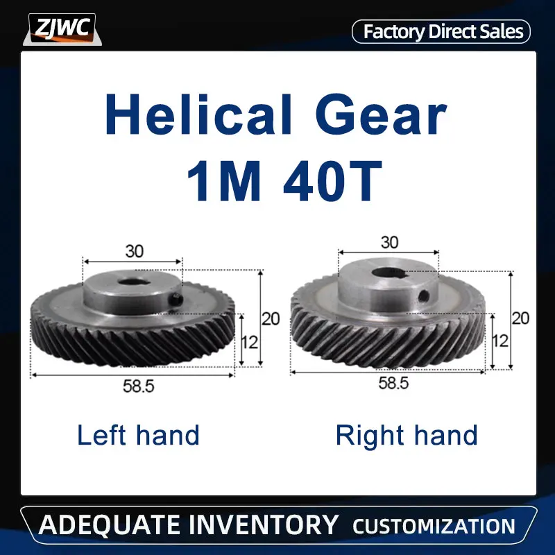 Motor-de-engranaje-helicoidal-izquierdo-y-derecho-engranajes-entrelazados-agujero-de-45-grados ...