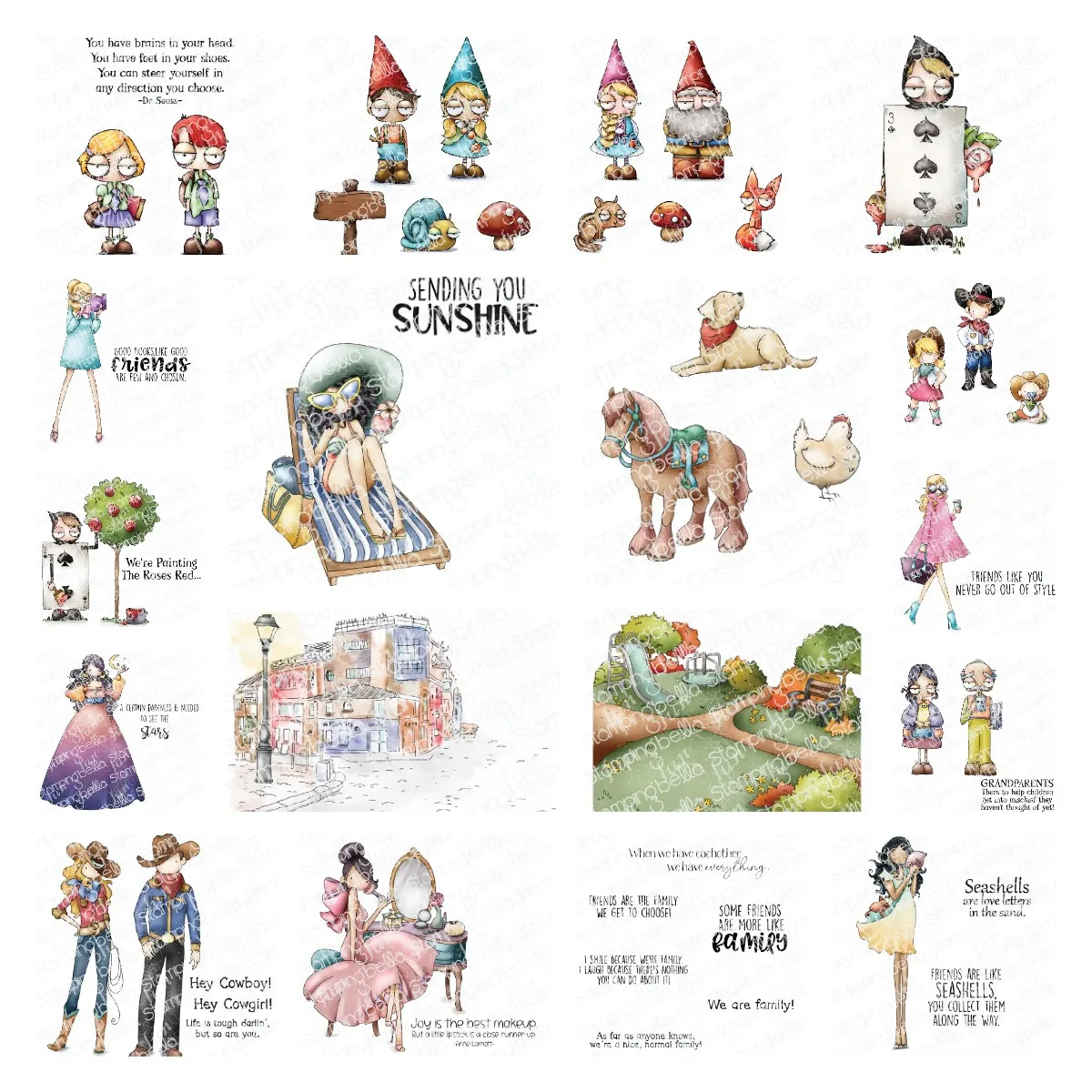 Oddball Gnome Kids Parents Grandparents Backdrop Metal Cutting Dies ...