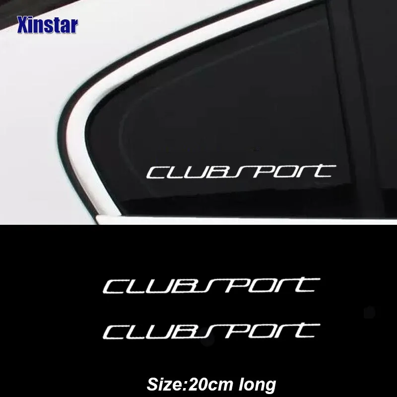2Pcs Clubsport Car Windows Sticker For Volkswagen GOLF8 MK8 GTI ...