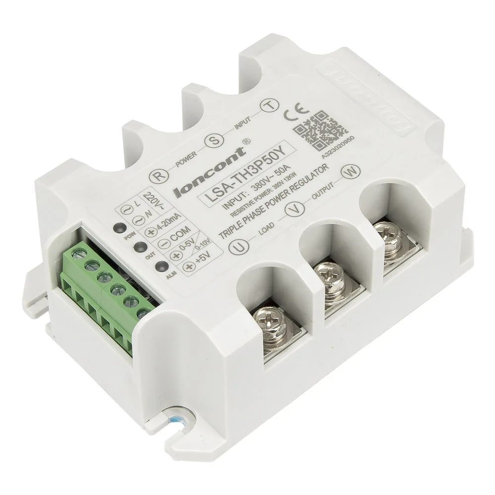 LSA-TH3P50Y three phase AC 50A 380V solid state voltage regulator ...
