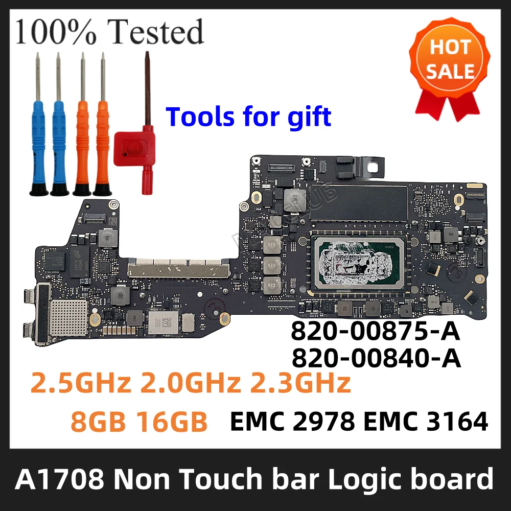 A1708-Laptop-Motherboard-for-MacBook-Pro-A1708-2-5GHz-2-0GHz-2-3GHz-8GB ...