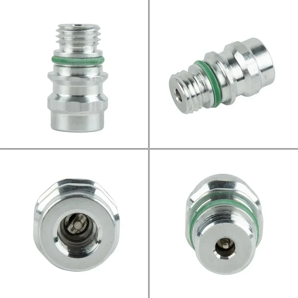 Universal A/C Service Valve High Side R134a Port Adapter&Replaceable ...