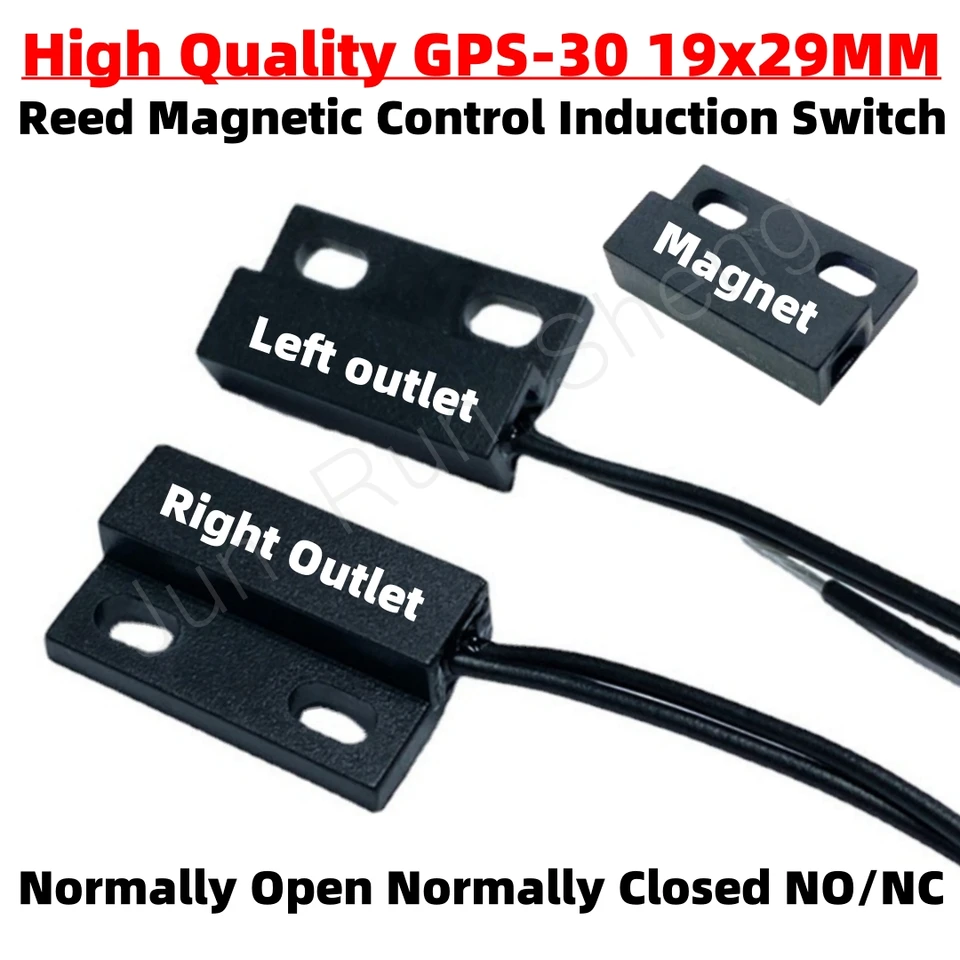 5-30VDC Magnetic Reed Switch Normally Open Security Magnetic Contact ...
