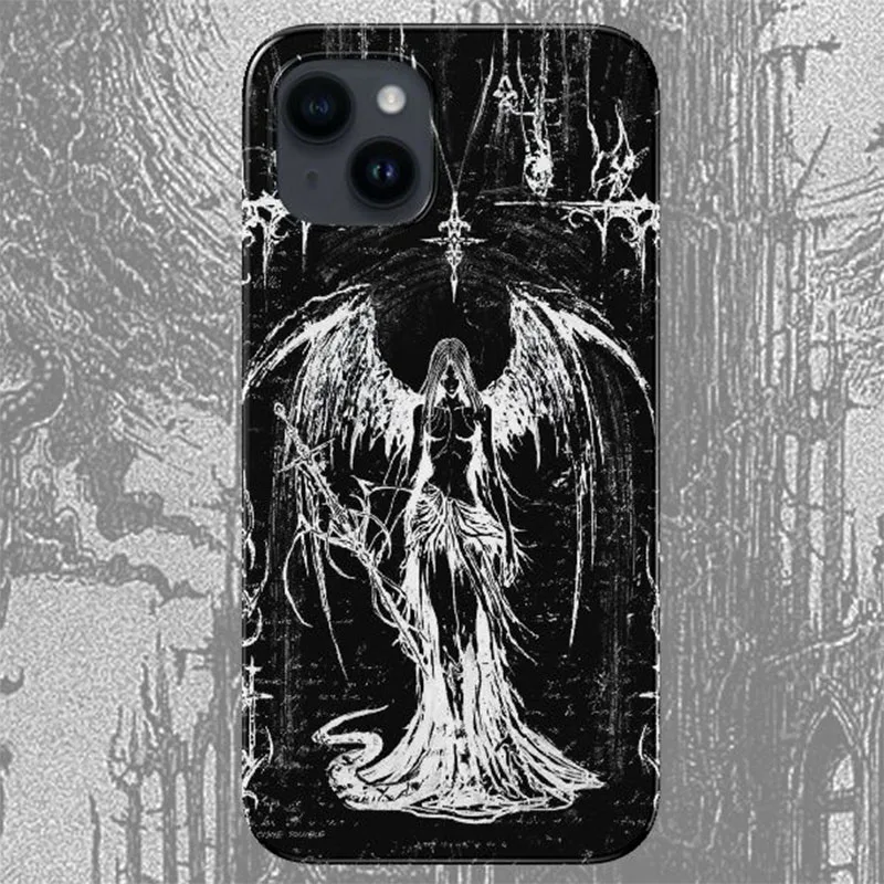 Fashion-Gothic-Sculpture-Girl-Phone-Case-For-iPhone-15-14-13-Pro-Max-11 ...