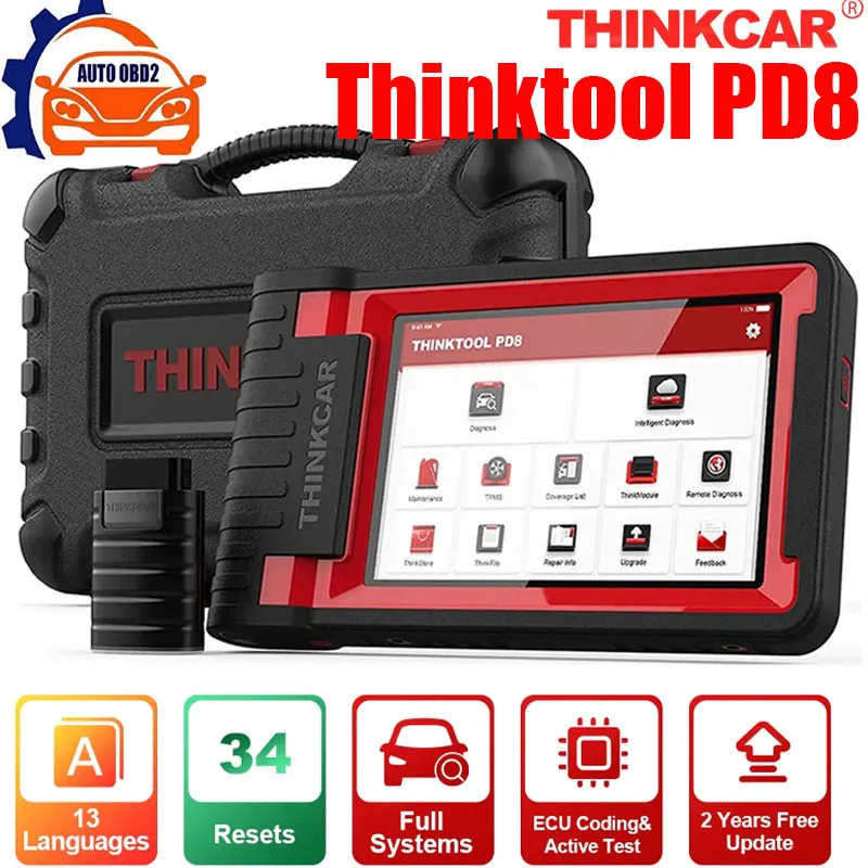 THINKCAR-Thinktool-PD8-Professional-Car-Diagnostic-Tool-Obd2-Scanner ...