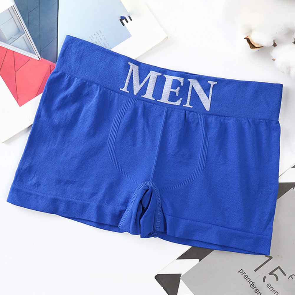 Mens-Middle-Waist-Boxer-Shorts-Seamless-Boxer-Briefs-Sexy-Underwear ...