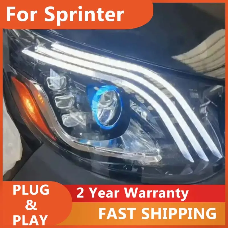 Car-Accessories-for-Mercedes-Sprinter-Head-Light-2018-2022-Benz ...