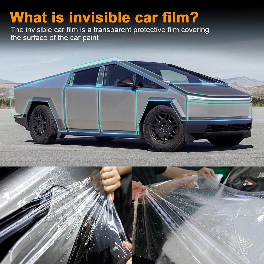 Tpu Invisible Car Paint Protection Film Clear Bra Ppf Decal Kit for ...