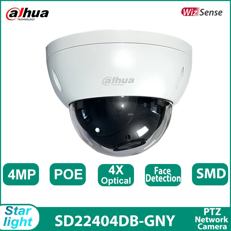 Dahua-SD22404DB-GNY-PTZ-IP-Camera-4MP-4X-Optical-Zoom-Outdoor-360-Supports-Face-Detection ...