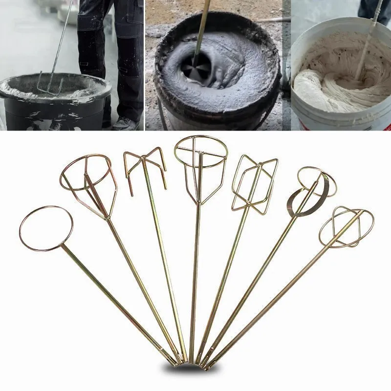 Plaster-Paint-Mixer-Mixing-Paddle-Rod-Electric-Drill-Agitator-Mud-Putty ...