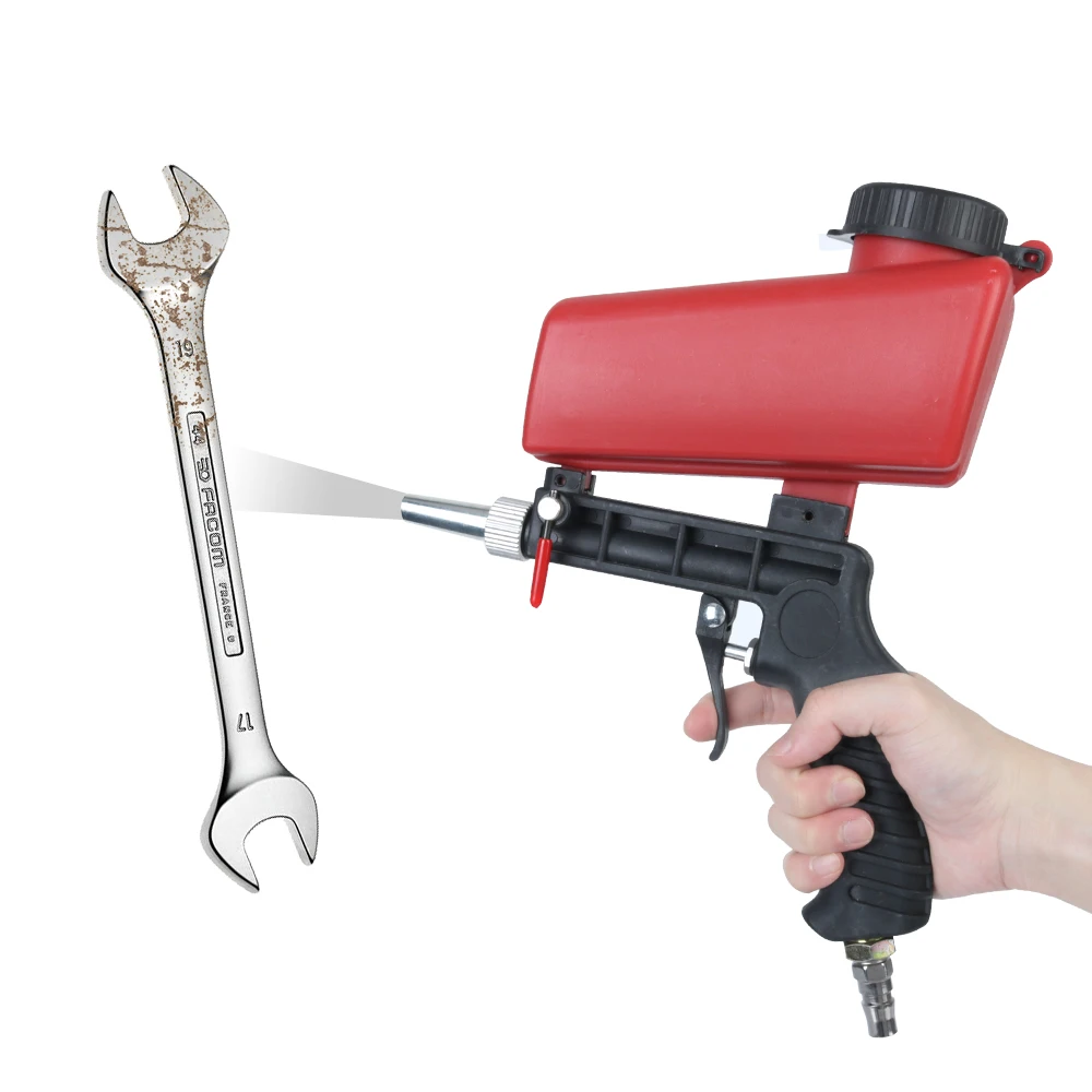 Sandblasting-Gun-Portable-Gravity-Sand-Blaster-Adjustable-90psi ...