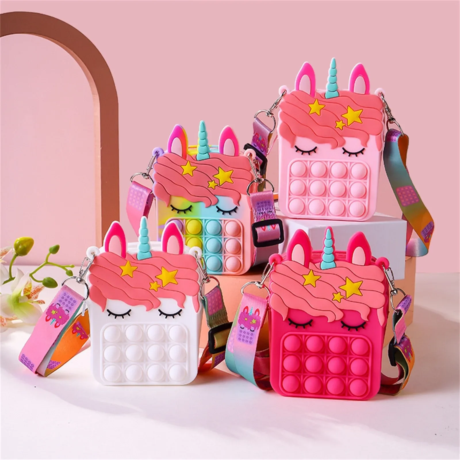 New-Messenger-Bag-for-Girls-Toys-Anti-Stress-Push-Bubble-Simple-Dimple ...