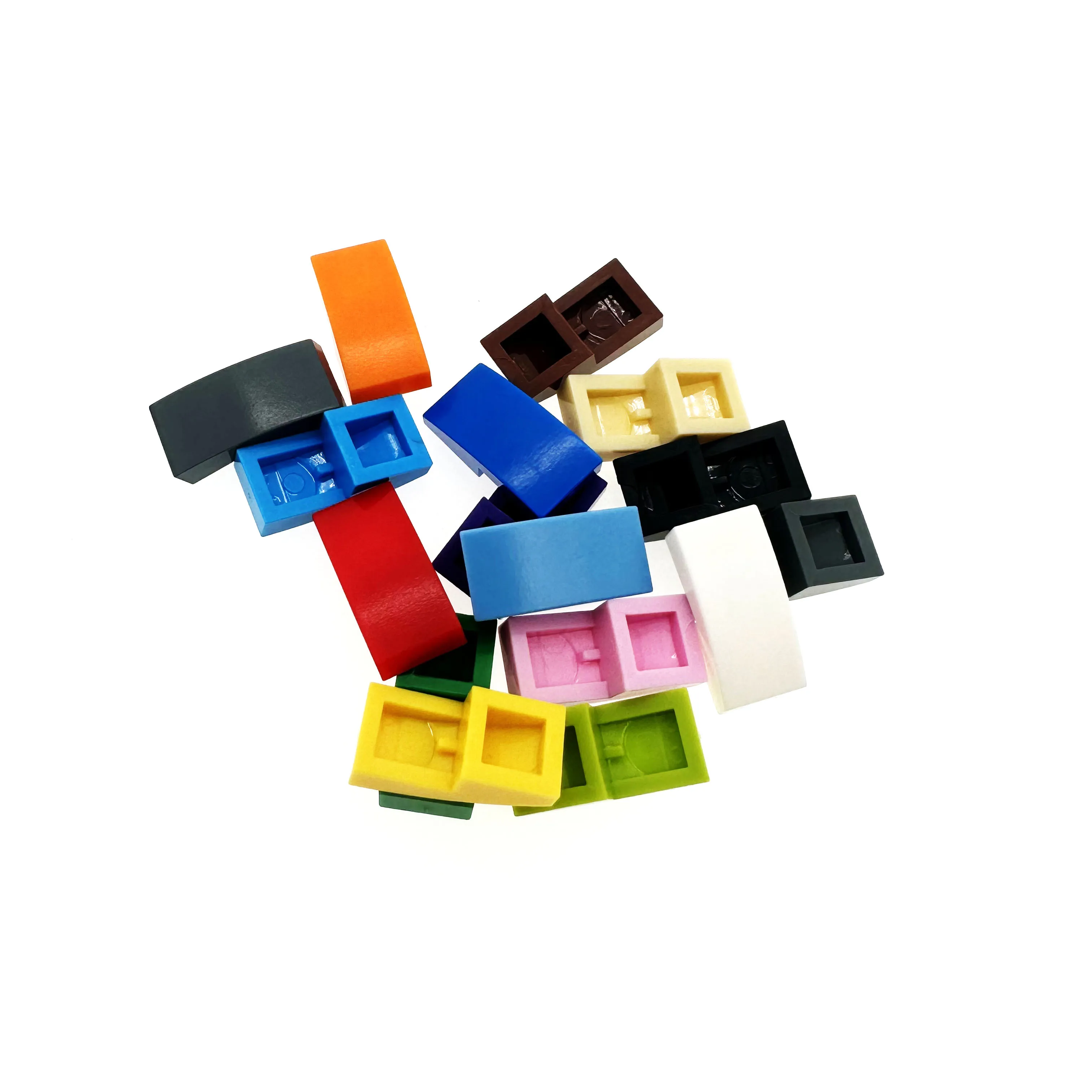 400pcs Build MOC Compatible 67128 Assembles Particles 11477 Slope ...