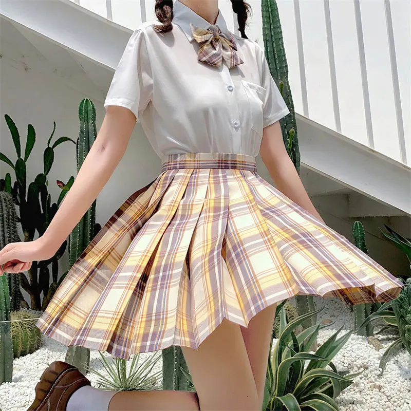 Jk Uniform 4 Piece Set Pleated Skirts Suit Korean Japanese School ...