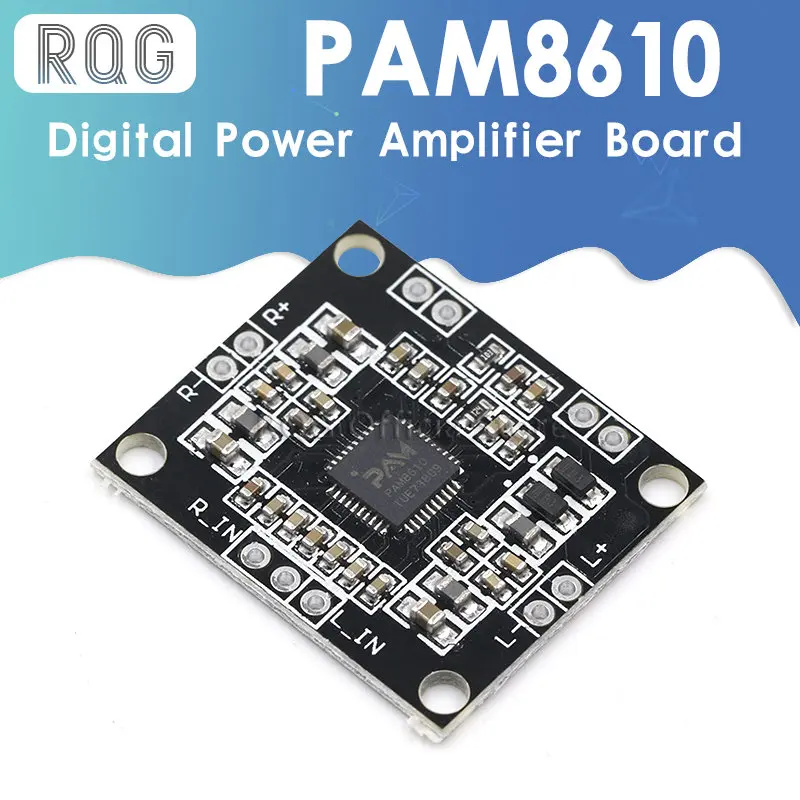 Pam8610 Digital Power Amplifier Board 2 X15w Dual Channel Stereo Mini ...