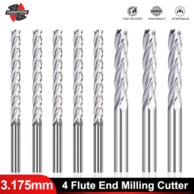 Woodworking End Mill | Flat Cutter 6mm | Milling Cutter | Flat End Mill ...