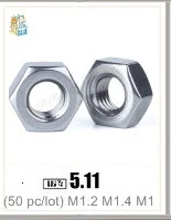 2/5/20/50 шт. DIN985 M2 M2.5 M3 M4 M5 M6 M8 304 нейлоновые самоблокирующиеся шестигранные гайки ...
