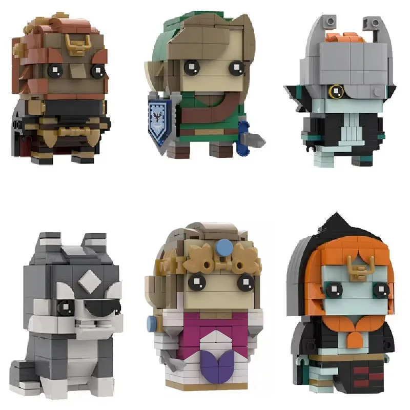 MOC game characters around the building block character collection ...