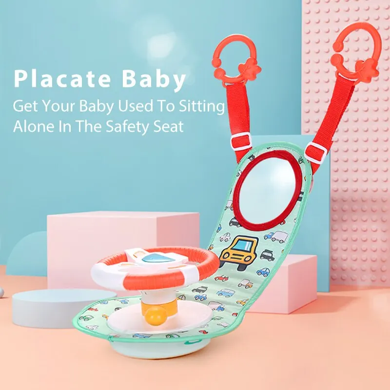 Baby-Electric-Simulation-Steering-Wheel-With-Light-Activity-Seat-Travel ...
