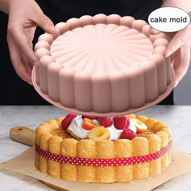 Charlotte-Cake-Pan-Round-Silicone-Cakes-Pan-Sponge-Flan-Mold-Strawberry ...