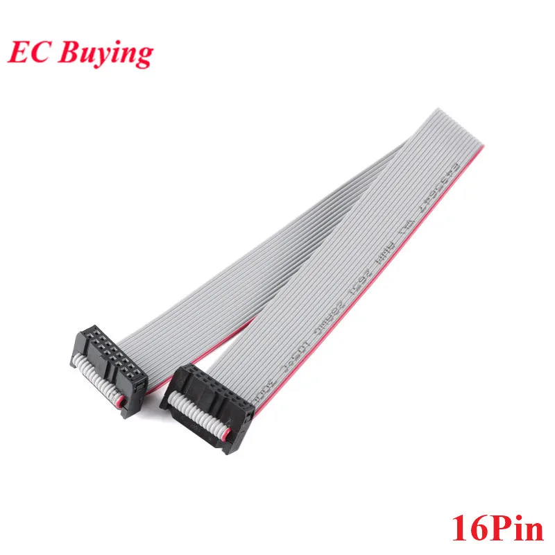 10pcs-1pc-FC-16-2-54mm-Pitch-16-2x8-Pin-JTAG-ISP-AVR-Download-Cable ...