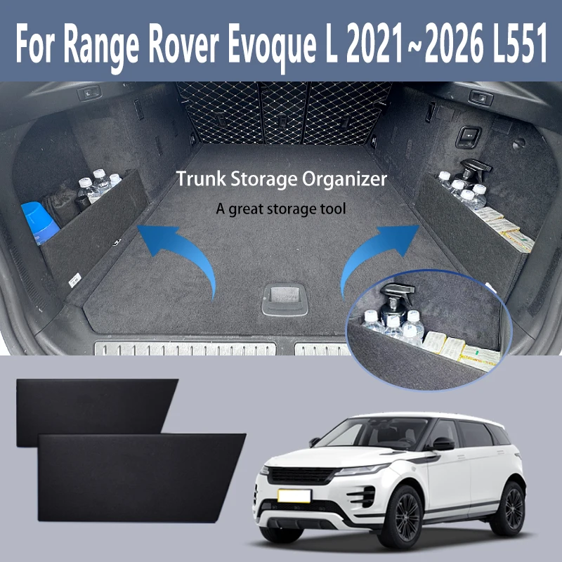 For Range Rover Evoque L 2021~2026 Multifunction Trunk Storage ...