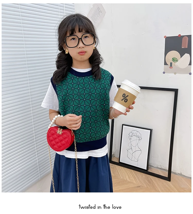 BK - Petits sacs à main en forme de cœur pour enfants, Sacs à main en ...