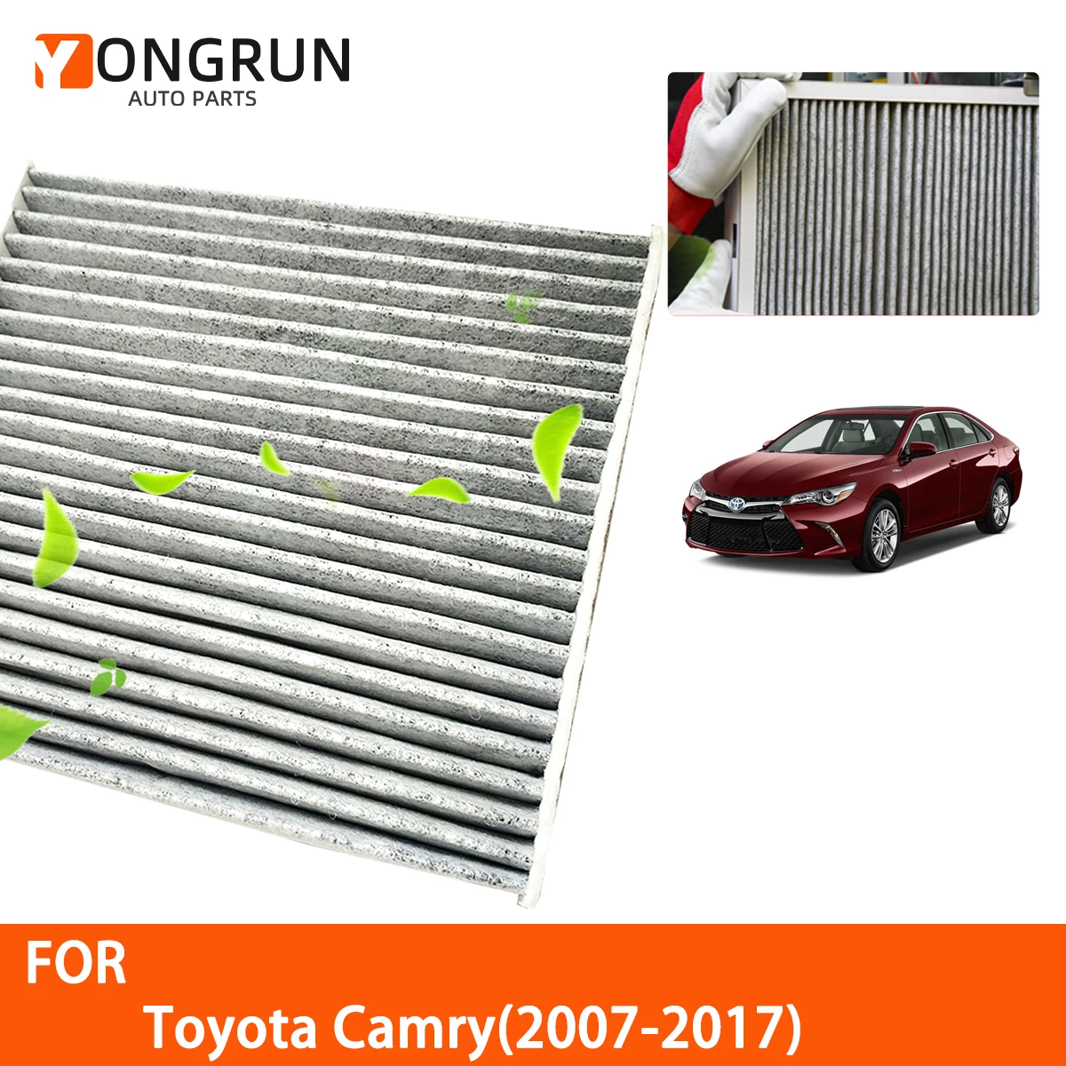 Car-Cabin-Air-Filter-for-Toyota-Camry-2007-2017-Auto-Filters-Carbon ...