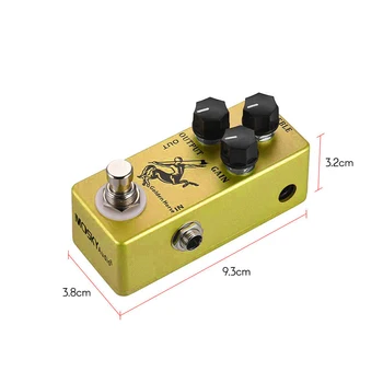 MOSKY Classic Golden / Silver Horse Guitar Pedal Overdrive Guitar ...
