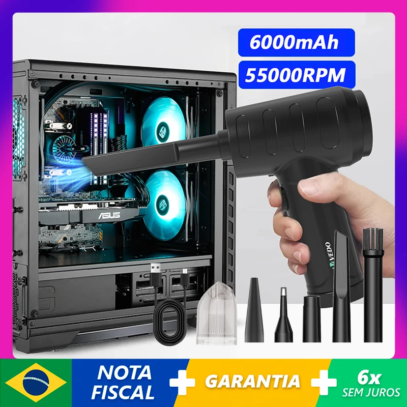 Wireless-Air-Duster-USB-Dust-Blower-Handheld-Dust-Collector-Rechargable ...