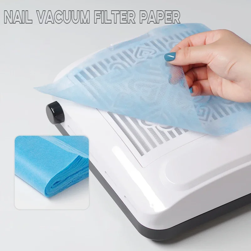 200Pc-Nail-Vacuum-Filter-Paper-Filter-White-Dust-Collector-Replace-Nail ...