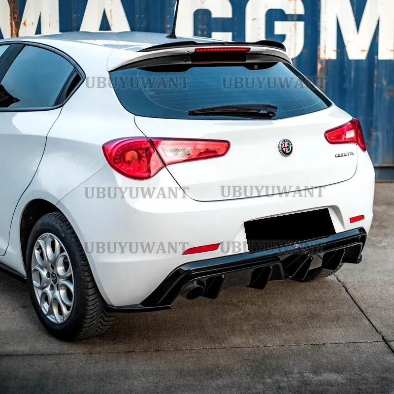 For-Alfa-Romeo-Giulietta-2016-2020-Hatchback-Lip-Spoiler-ABS-Plastic ...