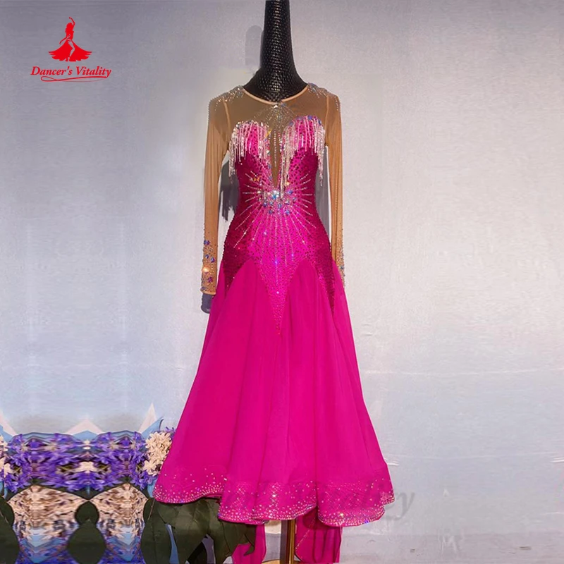 Modern-Dance-Competition-Dress-Waltz-Performance-Skirt-Large-Swing ...