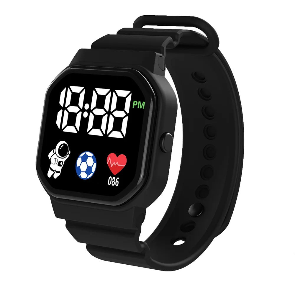 Relojes electrónicos LED de estilo universitario para hombres y mujeres ...