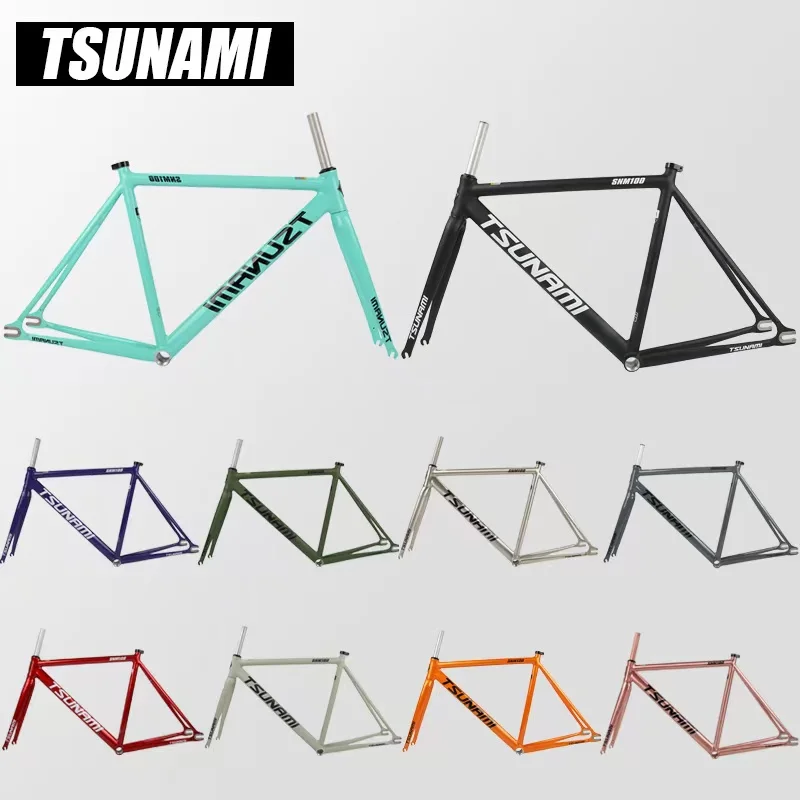 TSUNAMI-SNM100-High-Quality-Single-Speed-Bicycle-Frameset-Fixed-Gear ...