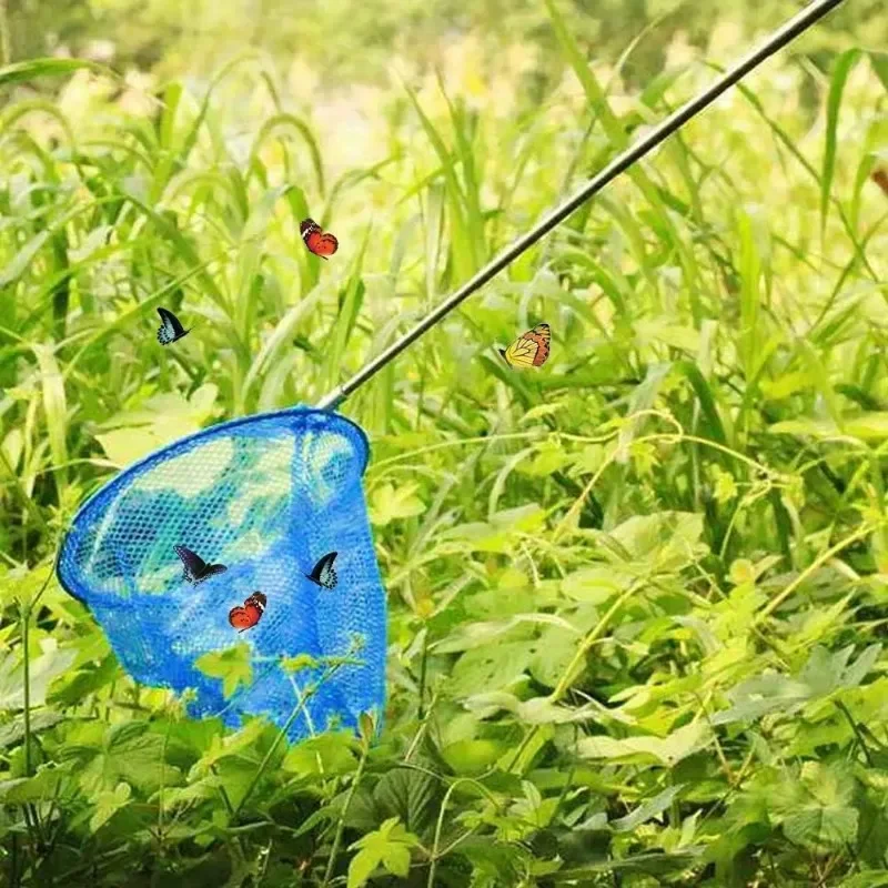 Outdoor-Stainless-Steel-Telescopic-Butterfly-Fishing-Nets-for-Catching ...