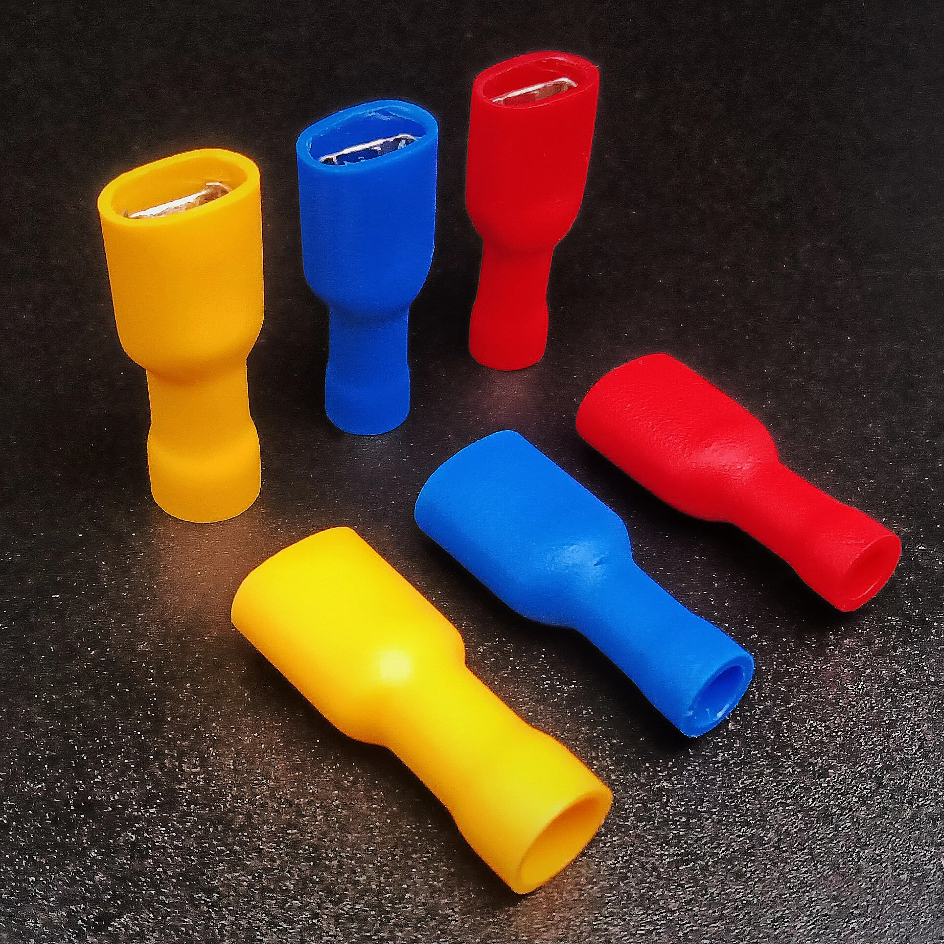 100-50-20Pcs-Male-Female-Spade-Crimp-Terminal-FDD-FDFD-Fully-Insulated ...