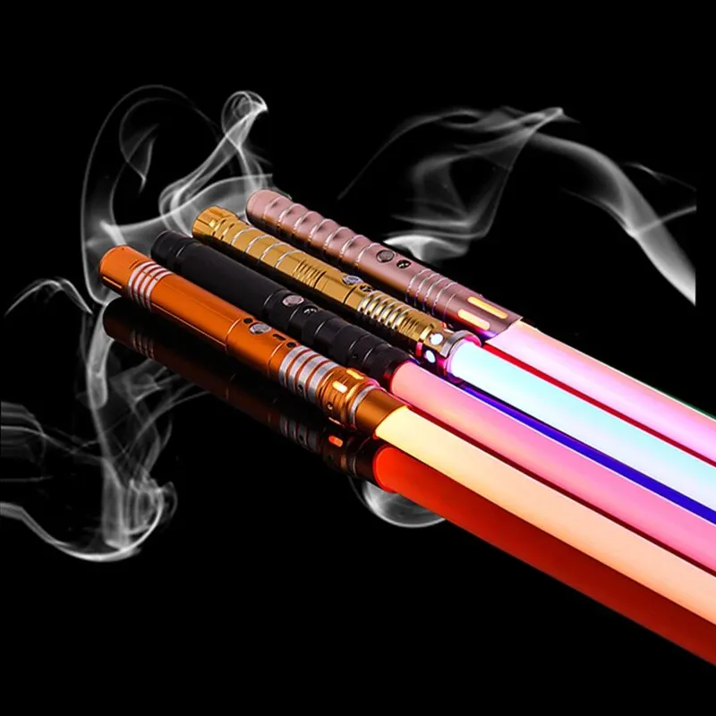 RGB-Metal-Heavy-Lightsaber-16-Colors-LED-Rave-Cosplay-Laser-Sword-Kids ...