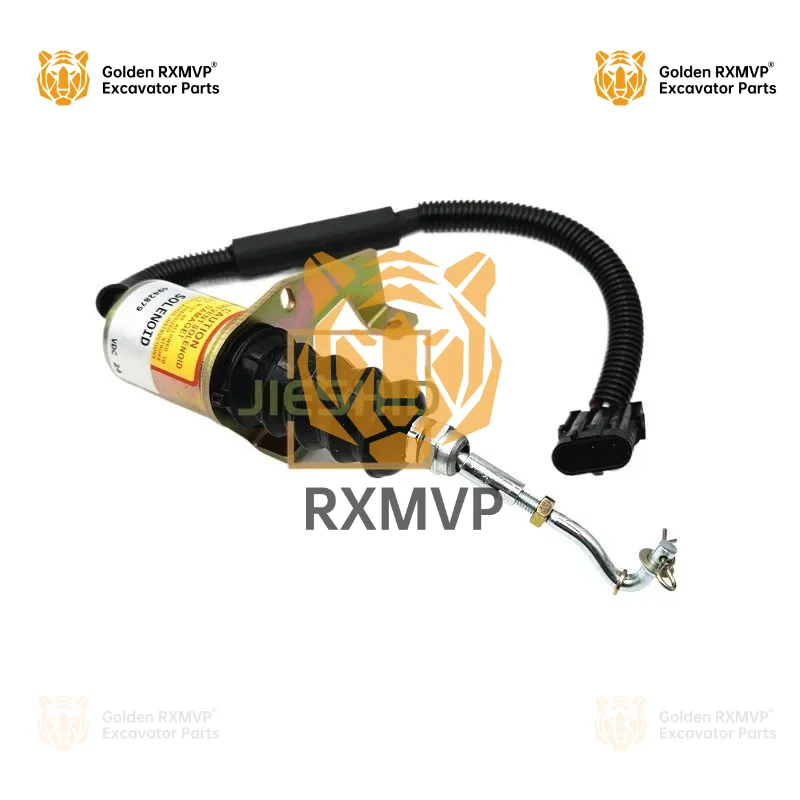 For-Cummins-engine-shut-off-solenoid-valve-4942879-parking-shut-off ...