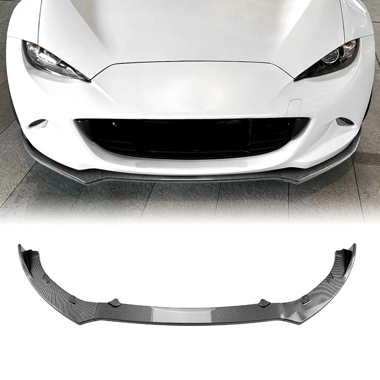 Front-Bumper-Spoiler-Lip-For-Mazda-MX-5-MX5-Miata-ND-2016-2022-2-Door ...
